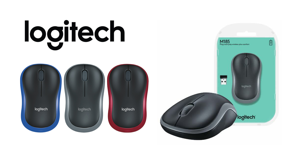 Logitech M185 Wireless Mouse - DKSOFT